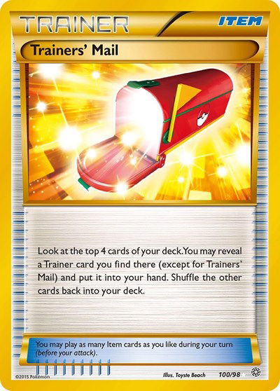 Trainers' Mail - 100 - Ancient Origins Pokemon - Collectr