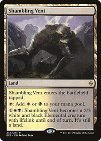 Shambling Vent - 244 - Battle for Zendikar Magic: The Gathering - Collectr