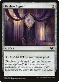 Magic: The Gathering Commander 2015 Orzhov Signet 262