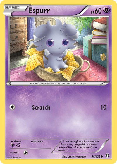 Pokemon BREAKpoint Espurr 58