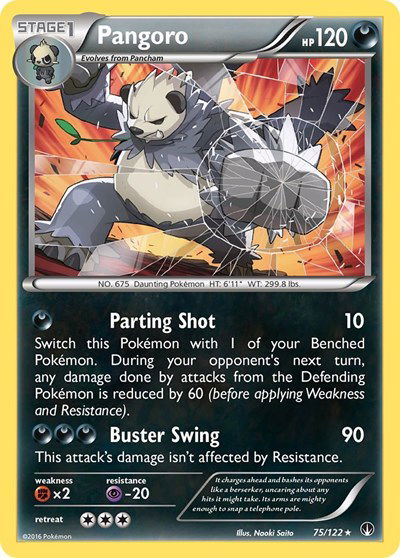 Pokemon BREAKpoint Pangoro 75