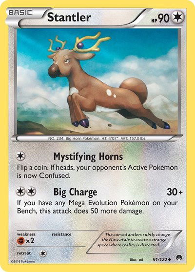 Pokemon BREAKpoint Stantler 91