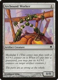Magic: The Gathering Darksteel Arcbound Worker 104