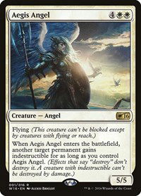 Magic: The Gathering Welcome Deck 2016 Aegis Angel 1