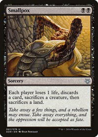 Smallpox - 61 - Duel Decks: Nissa vs. Ob Nixilis Magic: The Gathering ...