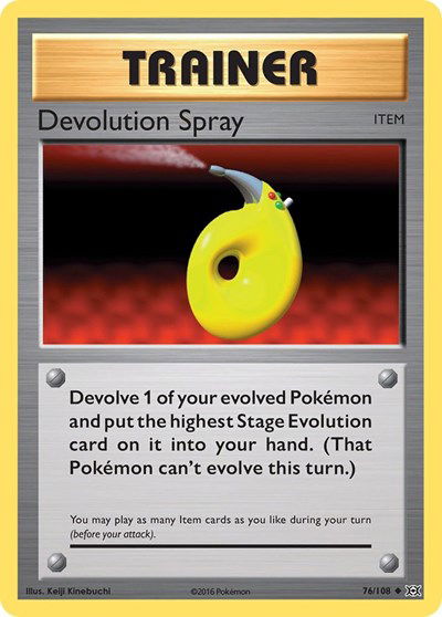 Pokemon Evolutions Devolution Spray 76/108