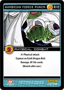 Dragon Ball Z Panini: Awakening Namekian Fierce Punch R112