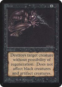 Terror - Alpha Edition Magic: The Gathering - Collectr