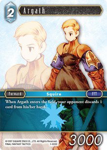 Final Fantasy TCG Opus I Argath 1-033C