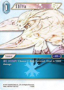 Final Fantasy TCG Opus I Shiva EX (Common) 1-039C
