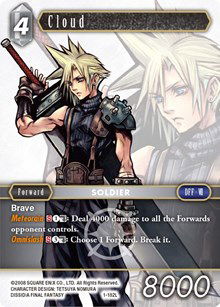 Final Fantasy TCG Opus I Cloud (Legend) 1-182L