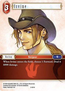 Final Fantasy TCG Opus II Irvine 2-001H