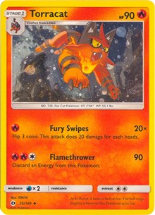 Pokemon League & Championship Cards Torracat (Cosmos Holo) 25