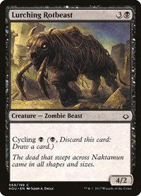 Magic: The Gathering Hour of Devastation Lurching Rotbeast 69