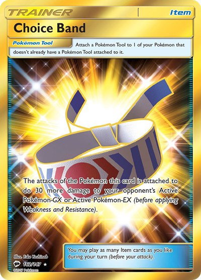 Choice Band (Secret) - 162/147 - Burning Shadows Pokemon - Collectr