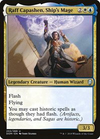 Raff Capashen, Ship's Mage - 202 - Dominaria Magic: The Gathering ...