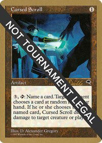 Magic: The Gathering World Championship Decks Cursed Scroll - 1999 Kai ...