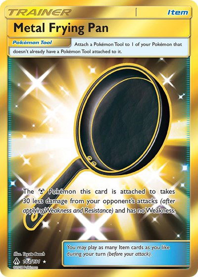 Pokemon Forbidden Light Metal Frying Pan (Secret) 144
