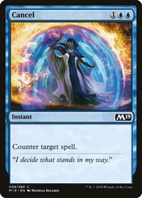 Cancel - 48 - Core Set 2019 Magic: The Gathering - Collectr