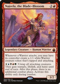 Najeela, the Blade-Blossom - 62 - Battlebond Magic: The Gathering ...