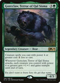 Goreclaw, Terror of Qal Sisma - 186 - Core Set 2019 Magic: The Gathering - Collectr
