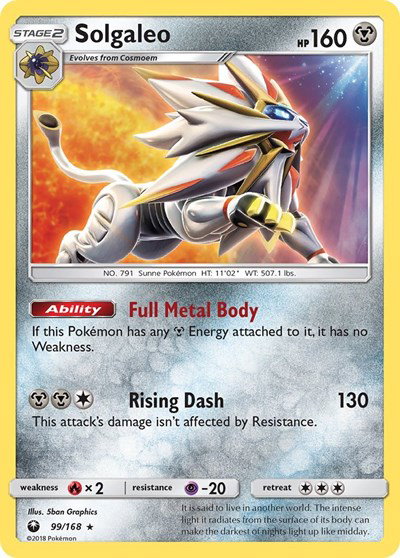 Solgaleo - 99 - Celestial Storm Pokemon - Collectr
