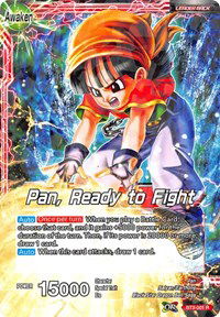 Dragon Ball Super Promotion Cards Pan // Pan, Ready to Fight (2018 Big ...