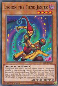 YuGiOh Speed Duel Decks: Destiny Masters Legion the Fiend Jester SS01-ENA05