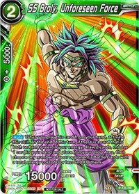 Dragon Ball Super Promotion Cards SS Broly, Unforeseen Force (Expansion ...