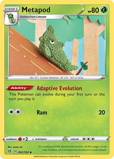 Pokemon Rebel Clash Metapod 002/192