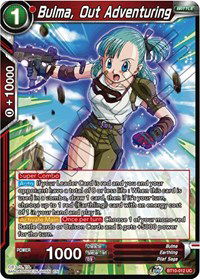 Bulma, Out Adventuring - BT10-012 - Rise of the Unison Warrior Dragon ...