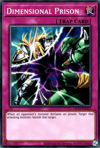YuGiOh OTS Tournament Pack 13 Dimensional Prison OP13-EN023