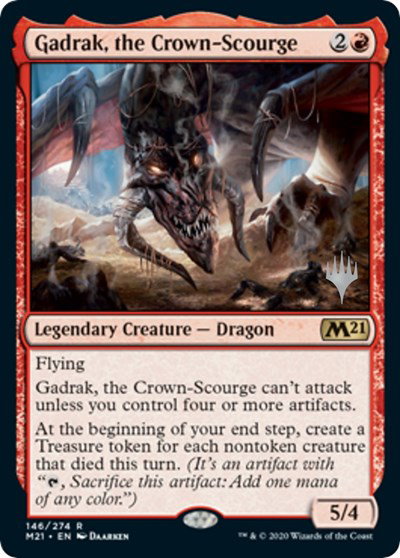 Gadrak, the Crown-Scourge - 146 - Promo Pack: Core Set 2021 Magic: The ...