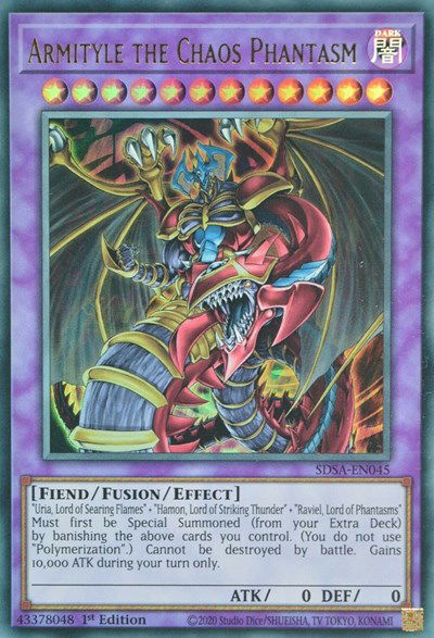YuGiOh Structure Deck: Sacred Beasts Armityle the Chaos Phantasm SDSA-EN045