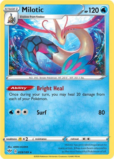 Milotic - 039/189 - Darkness Ablaze Pokemon - Collectr
