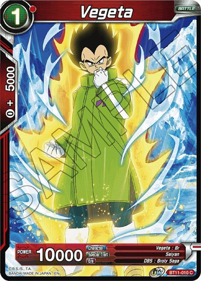 Vegeta - BT11-010 - Vermilion Bloodline Dragon Ball Super - Collectr