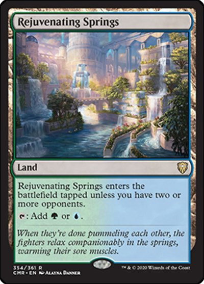 Rejuvenating Springs - 354 - Commander Legends Magic: The Gathering ...