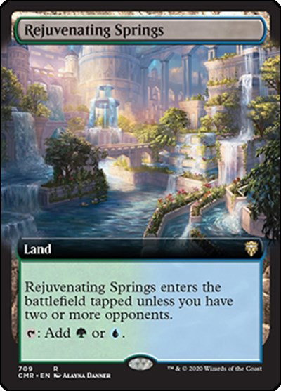 Rejuvenating Springs (Extended Art) - 709 - Commander Legends Magic ...