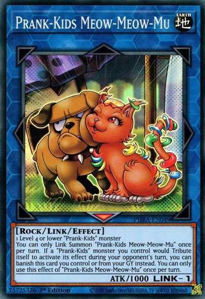 Prank-Kids Meow-Meow-Mu - PHRA-EN049 - Phantom Rage YuGiOh - Collectr