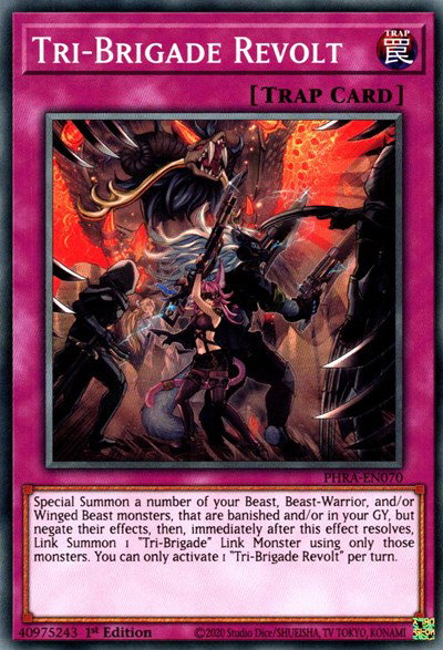 Tri-Brigade Revolt - PHRA-EN070 - Phantom Rage YuGiOh - Collectr