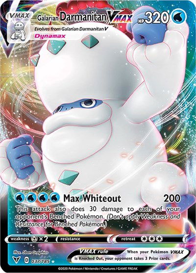 Pokemon Vivid Voltage Galarian Darmanitan VMAX 037/185