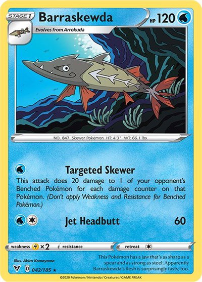 Barraskewda - 042/185 - Vivid Voltage Pokemon - Collectr
