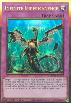Infinite Impermanence - MAGO-EN052 - Maximum Gold YuGiOh - Collectr