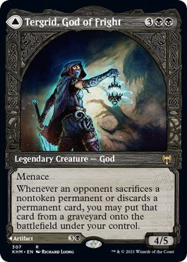 Tergrid, God of Fright (Showcase) - 307 - Kaldheim Magic: The Gathering ...
