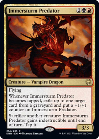 Magic: The Gathering Kaldheim Immersturm Predator 214