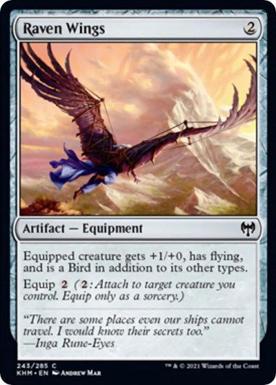 Magic: The Gathering Kaldheim Raven Wings 243