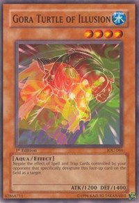 YuGiOh Invasion of Chaos Gora Turtle of Illusion IOC-066