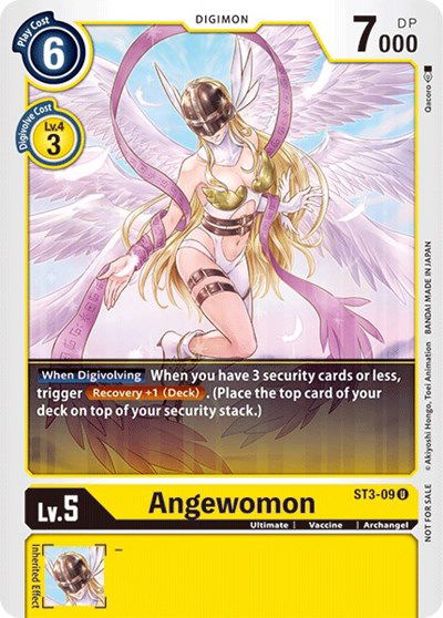 Digimon Starter Deck 03: Heaven's Yellow Angewomon - ST3-09 (Tamer ...