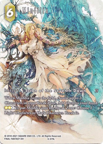 Minfilia - 6-079L (Full Art) - 6-079L - Deck Exclusive Cards Final ...