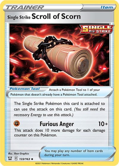 Single Strike Scroll of Scorn - 133/163 - Battle Styles Pokemon - Collectr